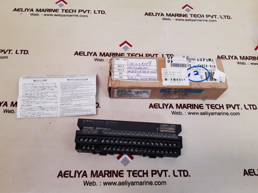 MITSUBISHI MELSEC AJ65SBTB3-16D CC-LINK SYSTEM COMPACT TYPE REMOTE I/O ...