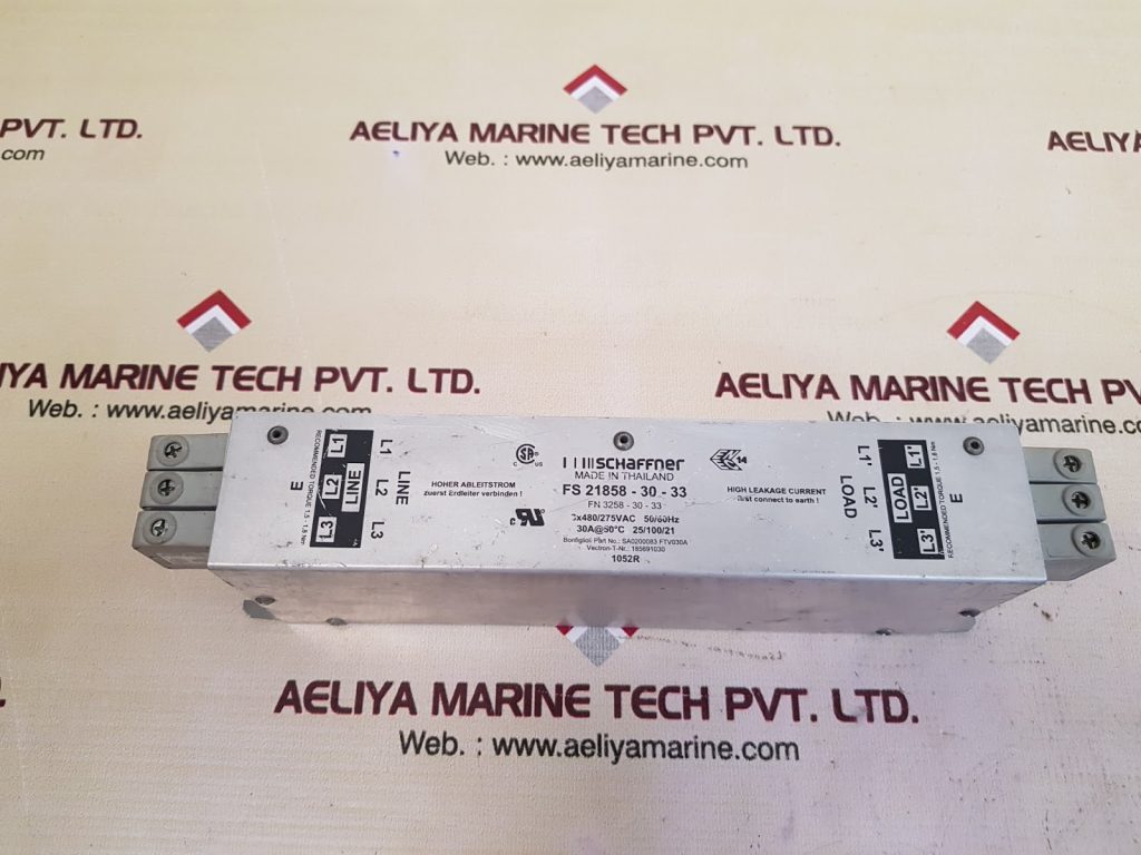 Schaffner fn 3258-30-33 power line filters - Aeliya Marine