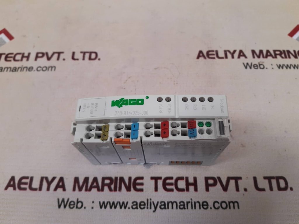 WAGO 750-815/025-000 PROGRAMMABLE LOGIC CONTROLLER - Aeliya Marine
