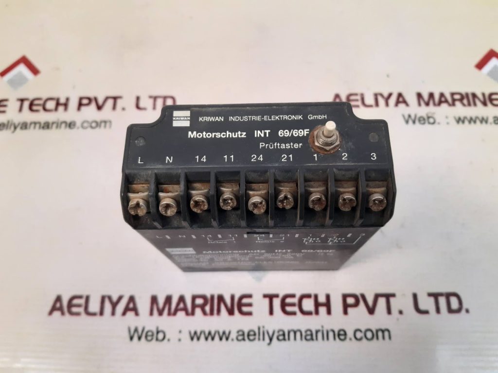 KRIWAN INT 69/69F MOTOR PROTECTION RELAY - Aeliya Marine