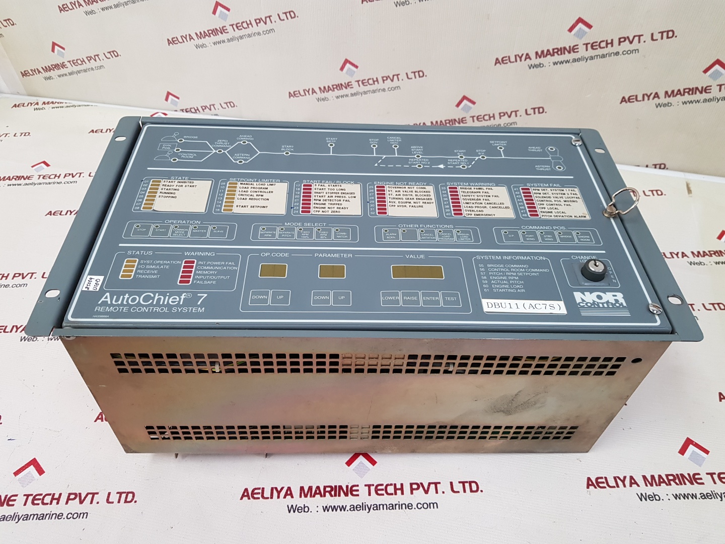 NORCONTROL/KONGSBERG AC7 ECR AUTOCHIEF 7 REMOTE CONTROL SYSTEM - Aeliya ...