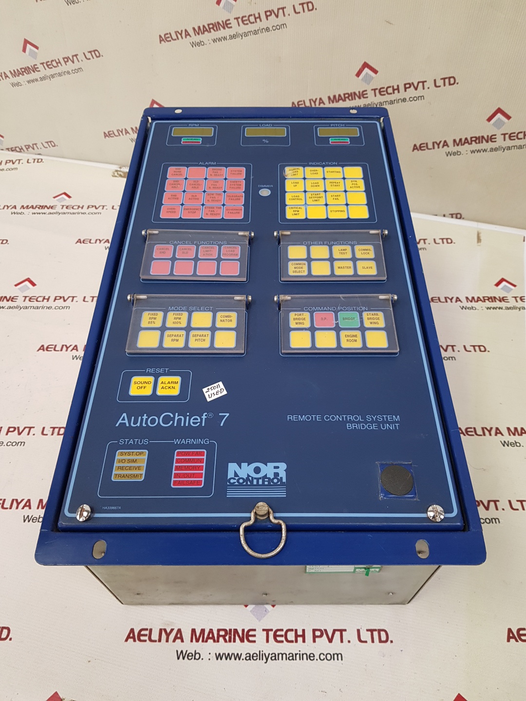 NORCONTROL/KONGSBERG AC7WH BRIDGE UNIT AUTOCHIEF 7 REMOTE - Aeliya Marine