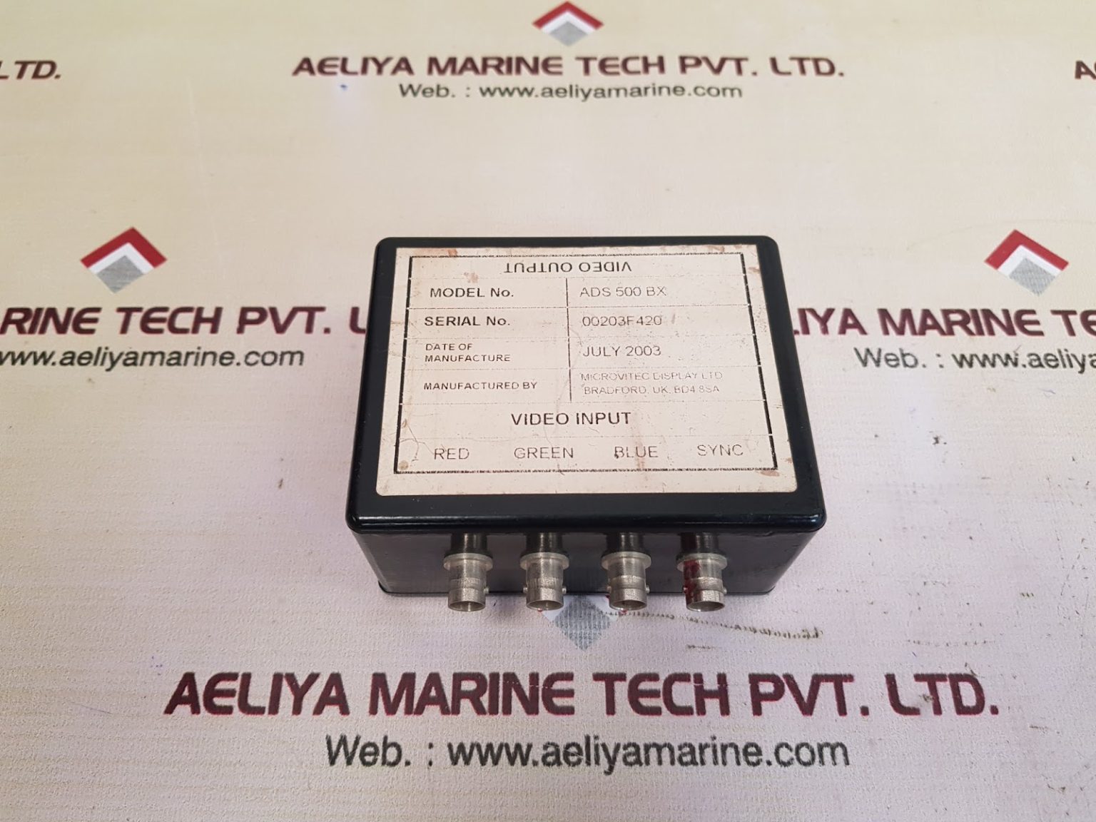 Microvitec display ads 500 bx - Aeliya Marine