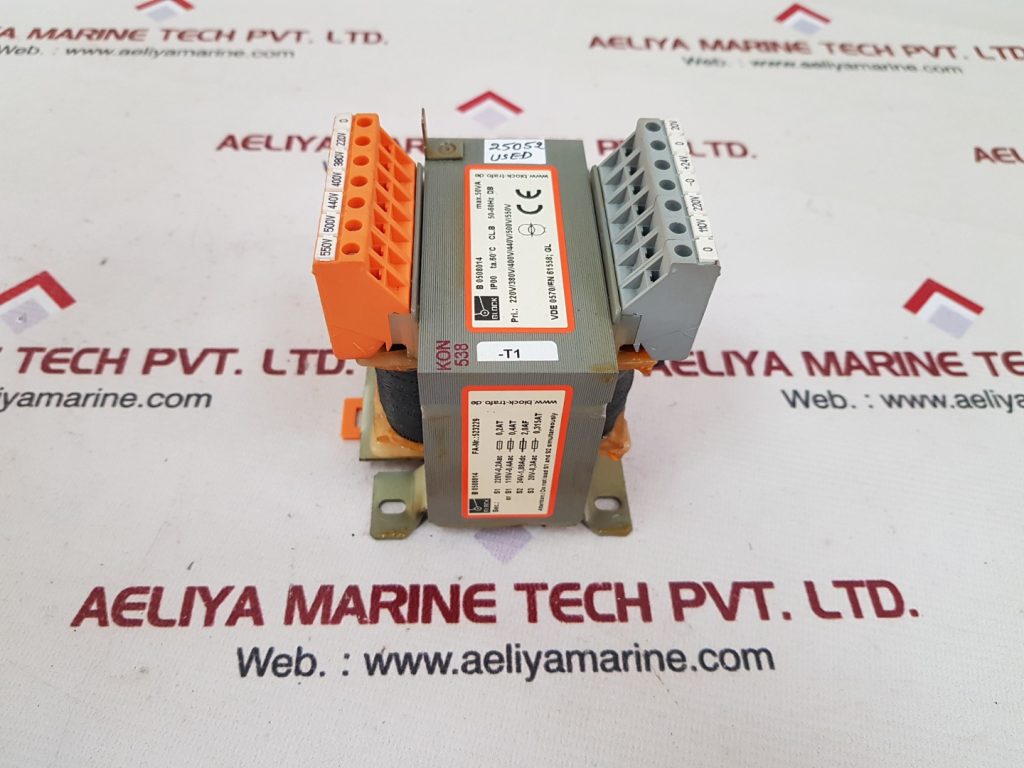 BLOCK-TRAFO B 0508014 TRANSFORMER - Aeliya Marine
