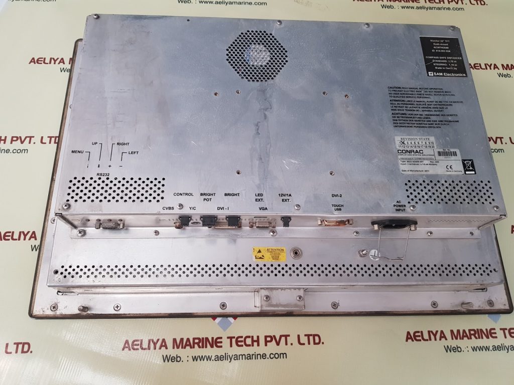 Sam electronics 6022-sd006-001 conrac display - Aeliya Marine