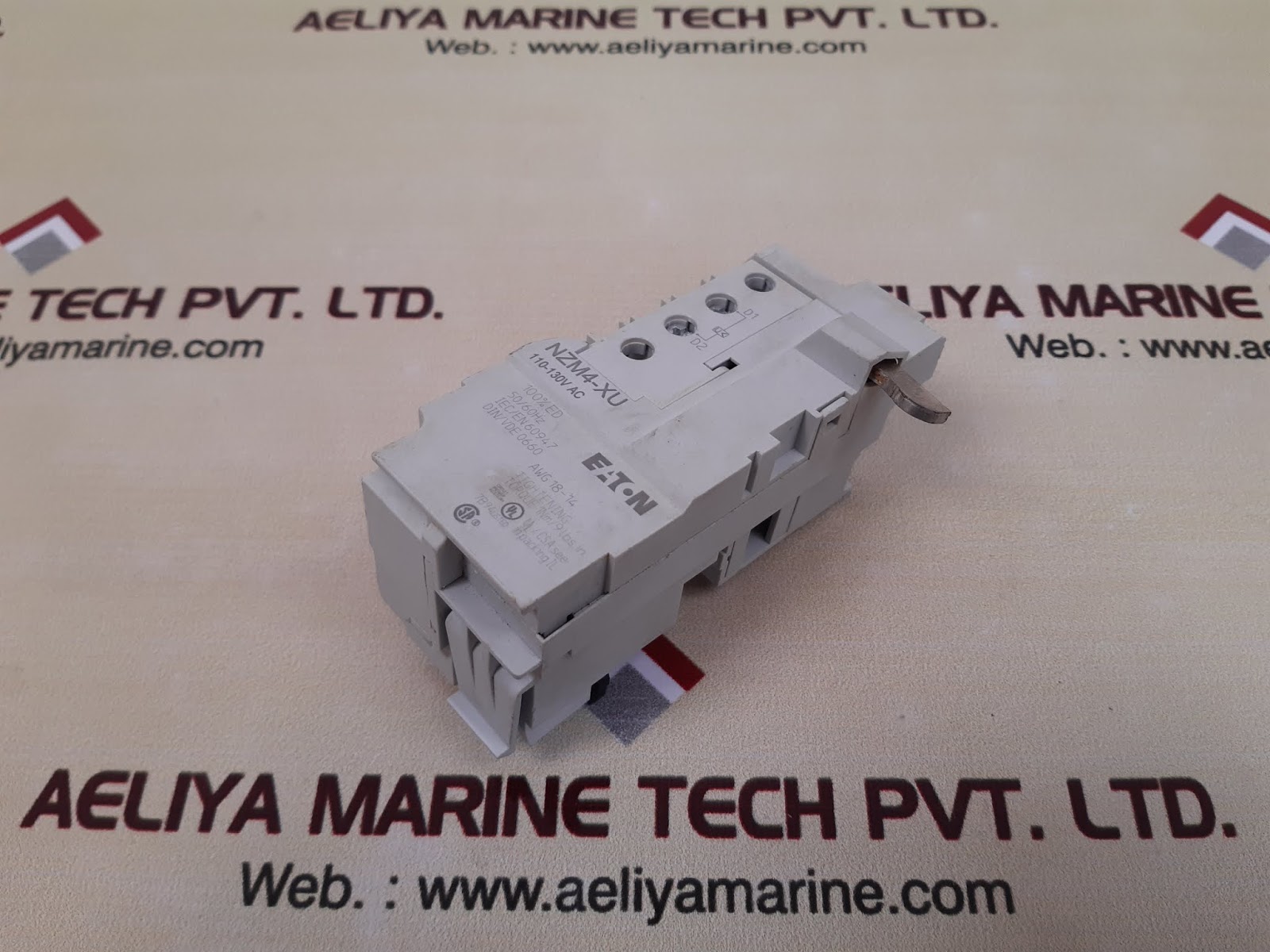 Eaton moeller nzm4-xu undervoltage release 110-130v ac - Aeliya Marine