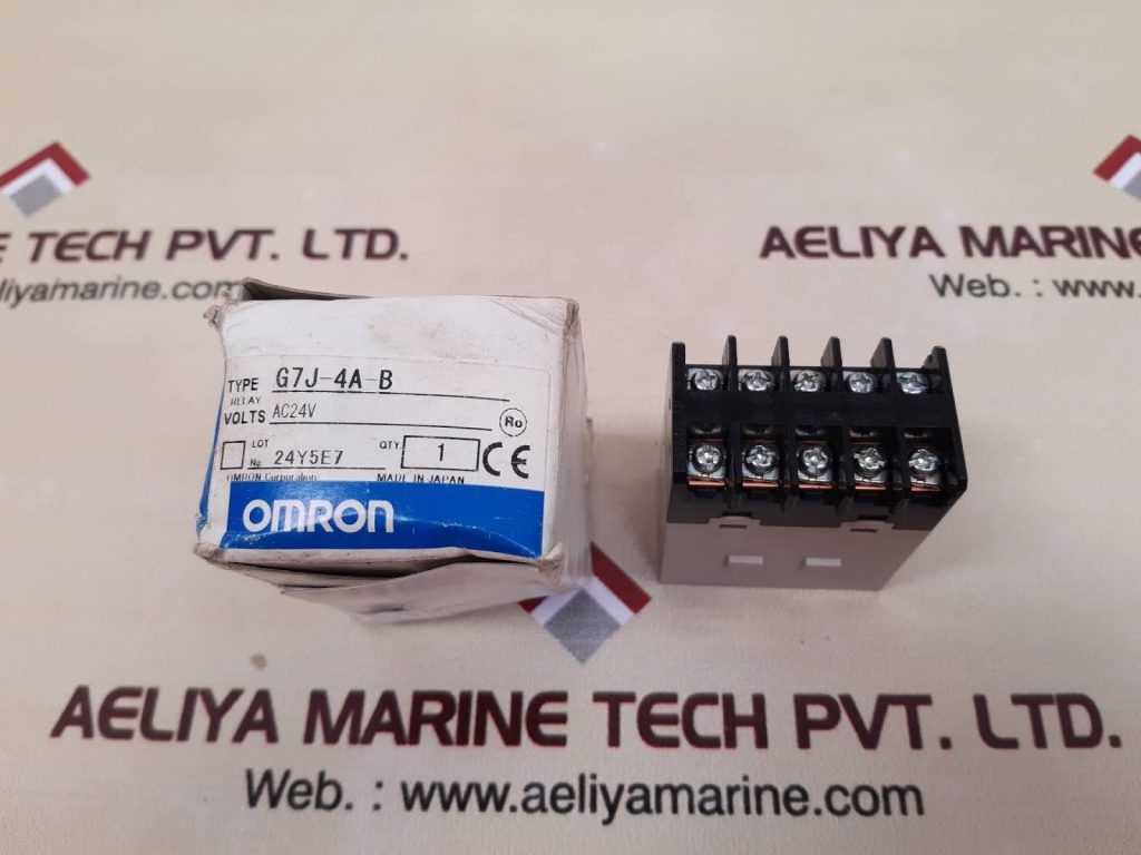 Omron G7J-4A-b Power Relay 25A 30Vdc - Aeliya Marine