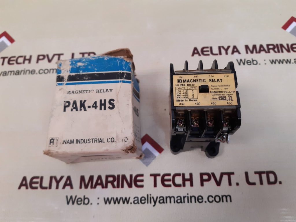 Anam pak-4hs22 magnetic relay - Aeliya Marine
