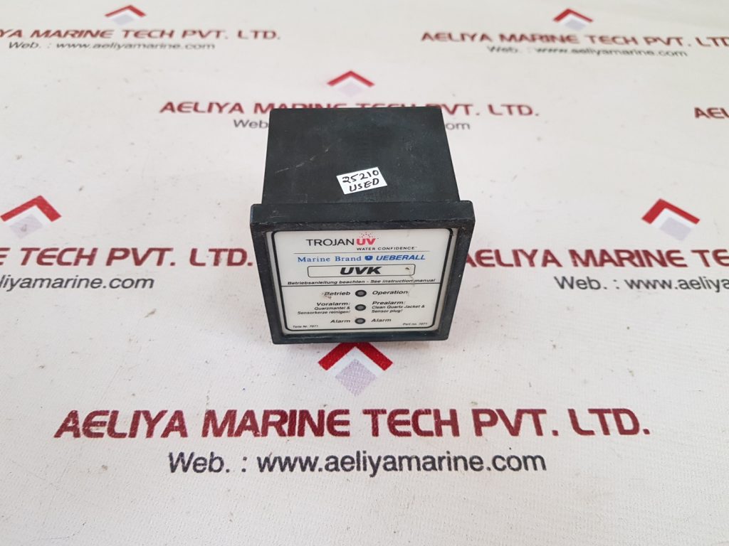 UEBERALL UV-CONTROL 7071/HA ALARM UNIT UV-CONTROL - Aeliya Marine