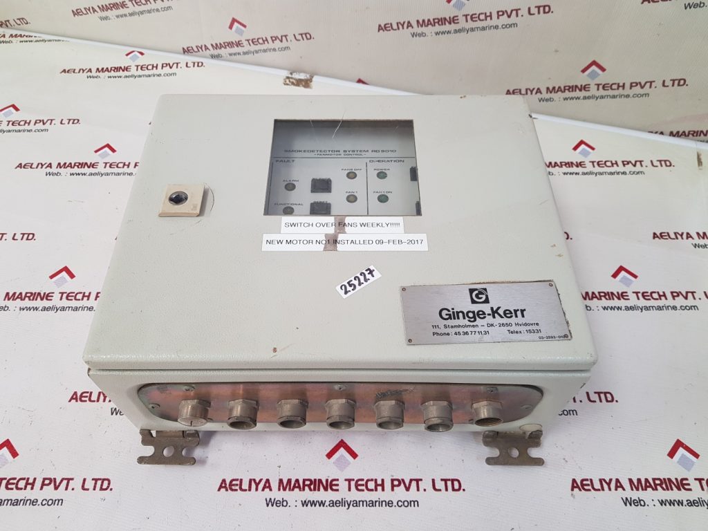 GINGE-KERR SMOKE DETECTOR SYSTEM RD 9010 - Aeliya Marine