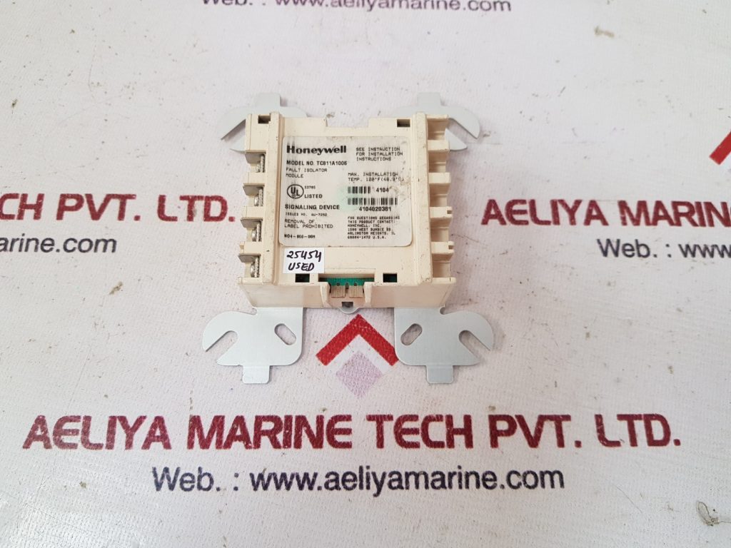 Honeywell tc811a1006 fault isolator module - Aeliya Marine