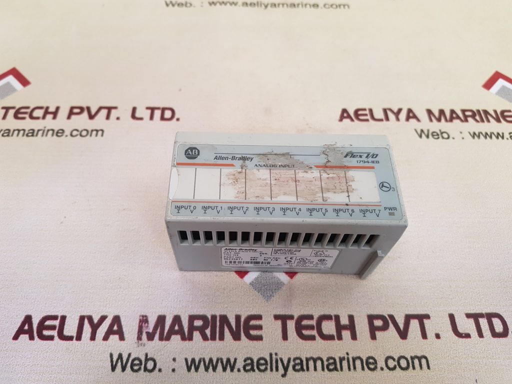 Allen-bradley 1794-ie8 ser b i/o analog input module - Aeliya Marine