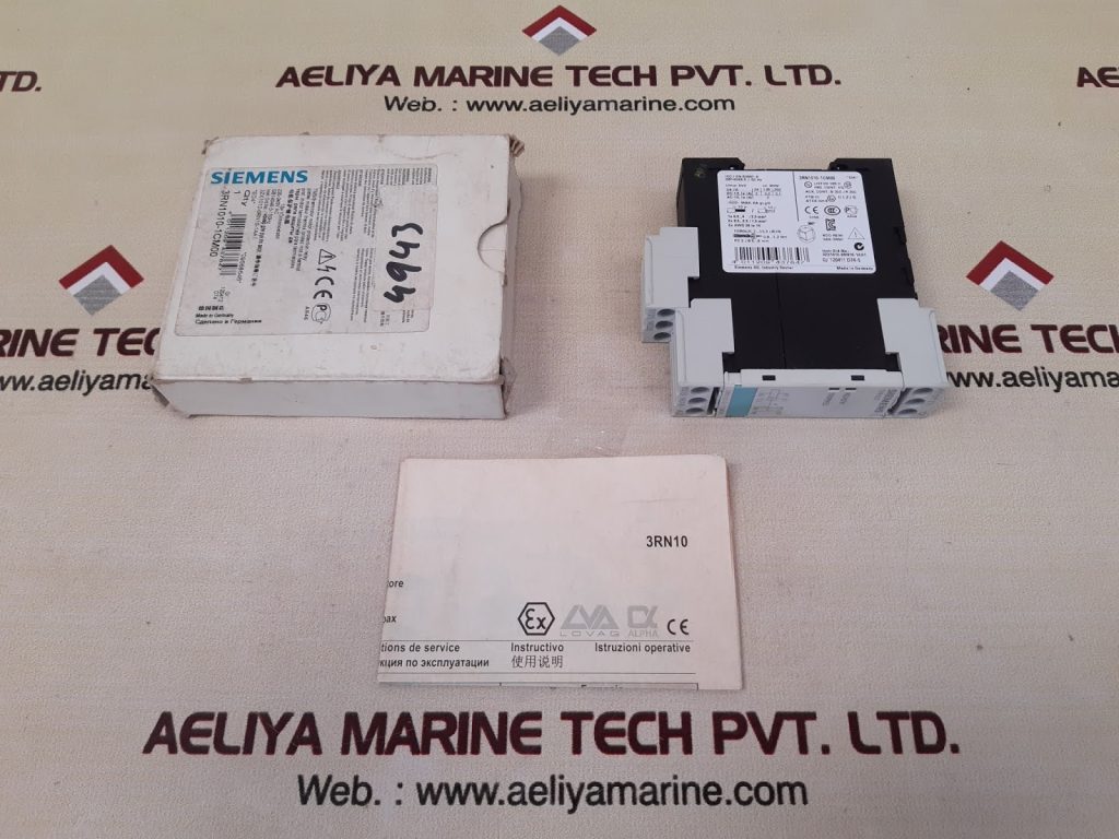 Siemens 3Rn1010-1Cm00 Thermistor Motor Protector Relay 3Zx1012-0Rn10 ...