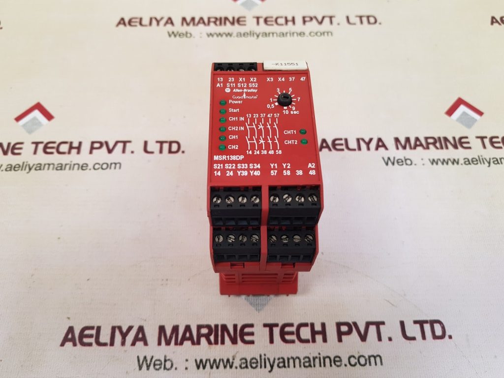 Allen-bradley msr138dp guard master safety relay 440r-m23147 - Aeliya ...