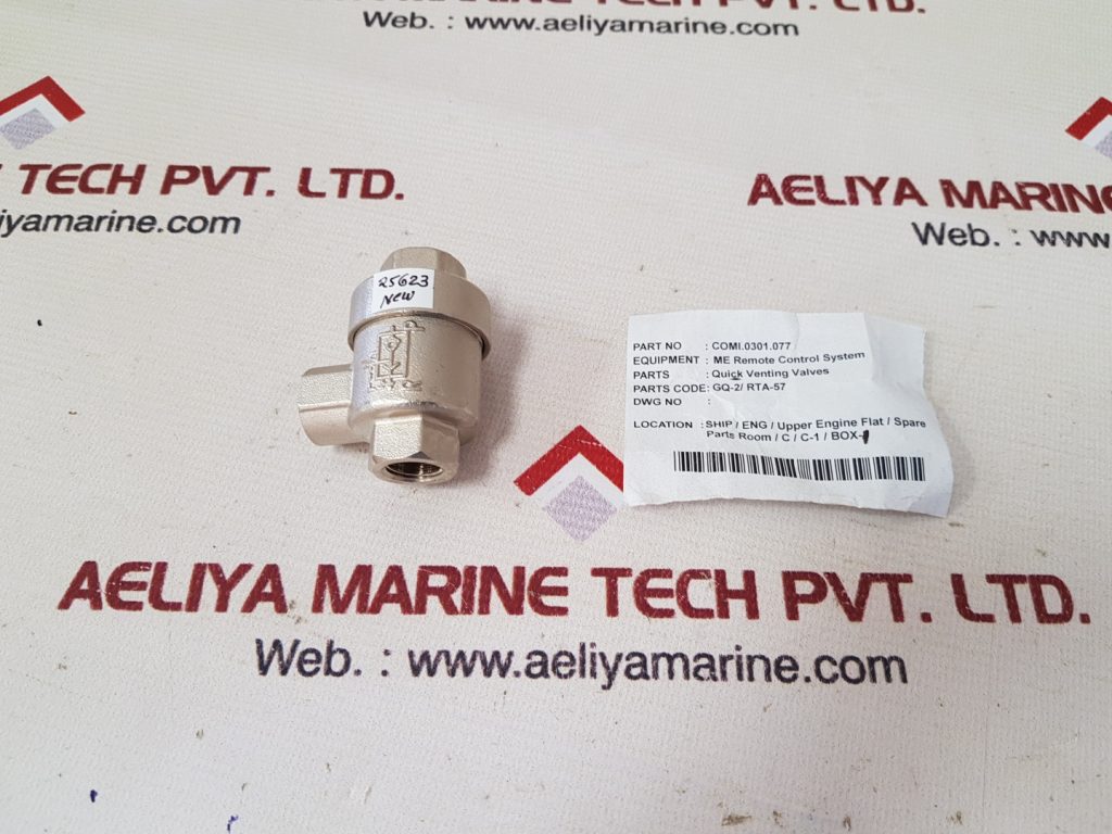 Gq-2/rta-57 quick venting valve - Aeliya Marine