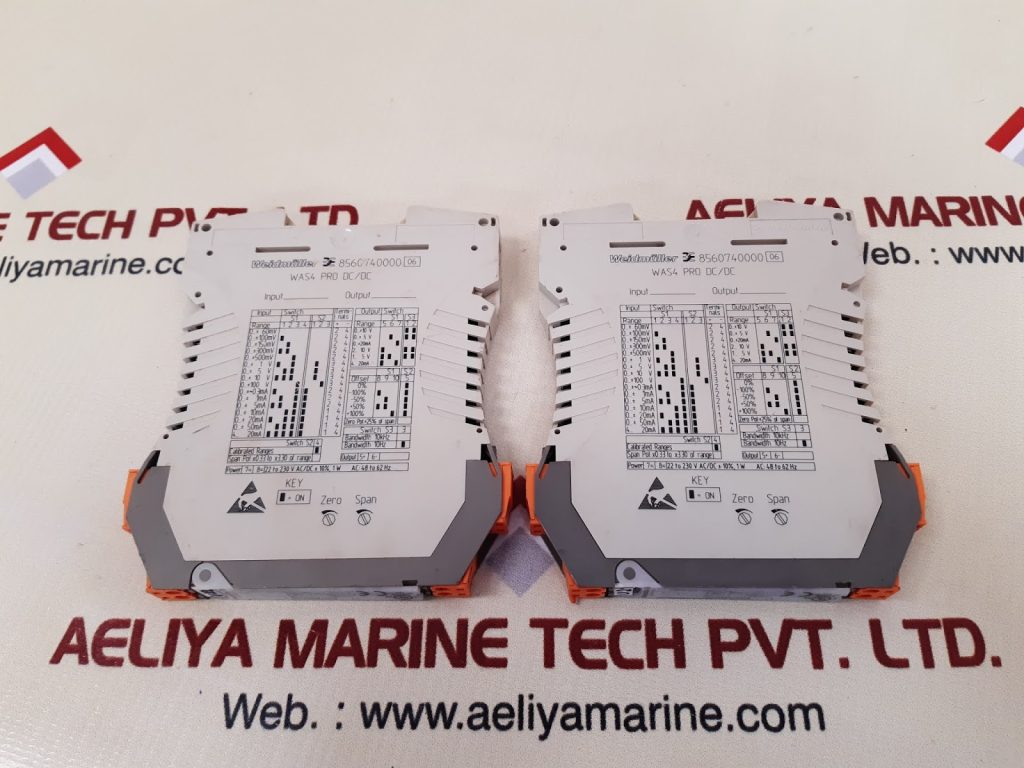Weidmuller 8560740000 analog signal isolator - Aeliya Marine