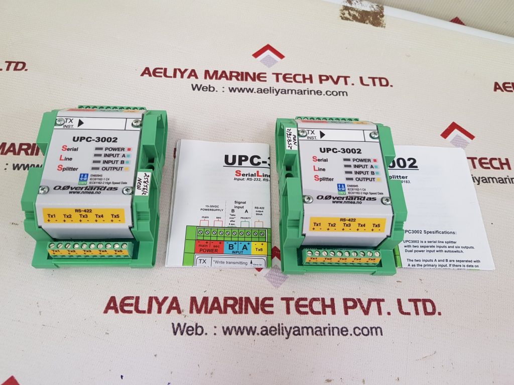 Overland upc-3002 serial line splitter - Aeliya Marine