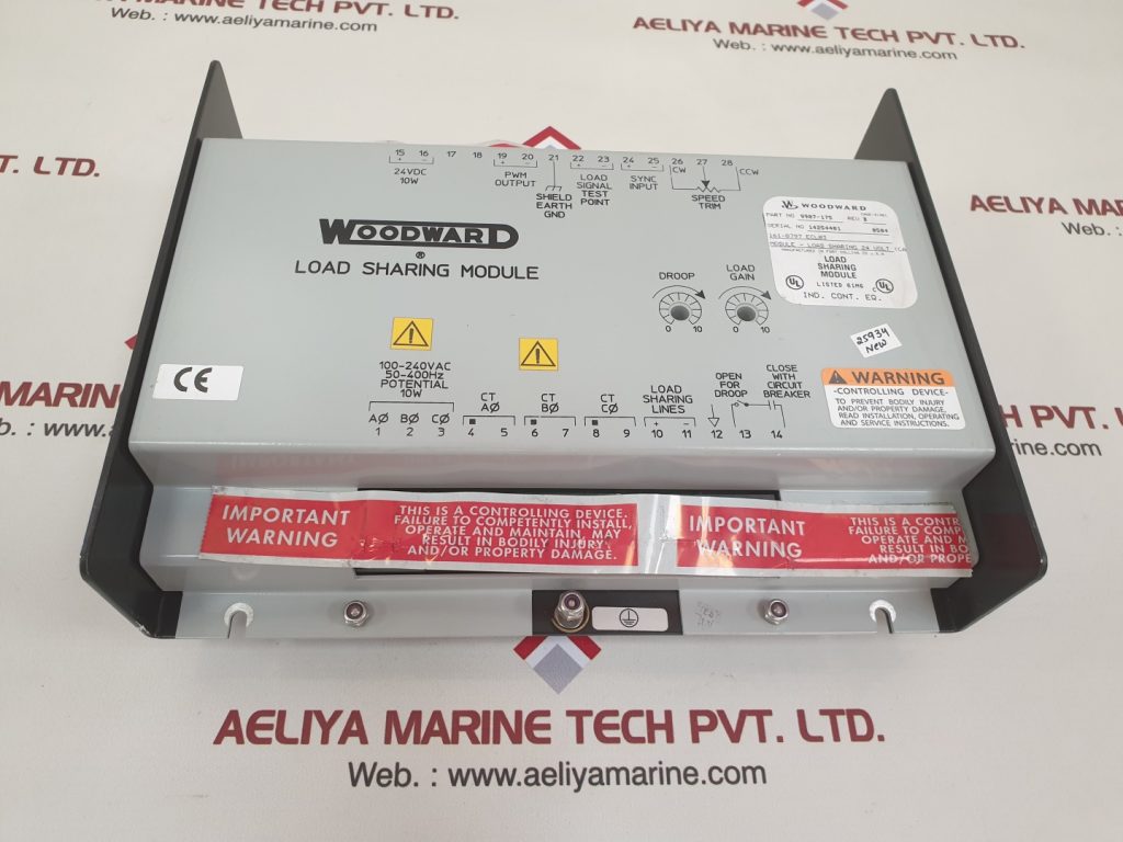 Woodward 9907-175 rev.b load sharing module - Aeliya Marine