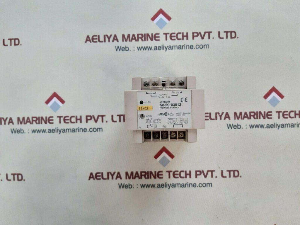 Omron s82k-03012 power supply out. 12v 2.5a in.50/60hz - Aeliya Marine
