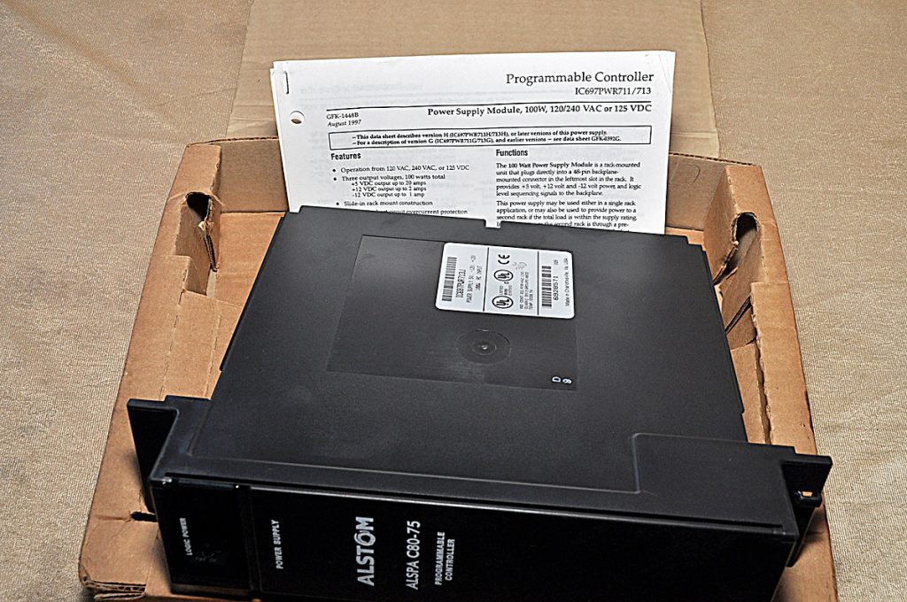 Alstom alspa c80-75 ic697pwr713j programmable controller - Aeliya Marine