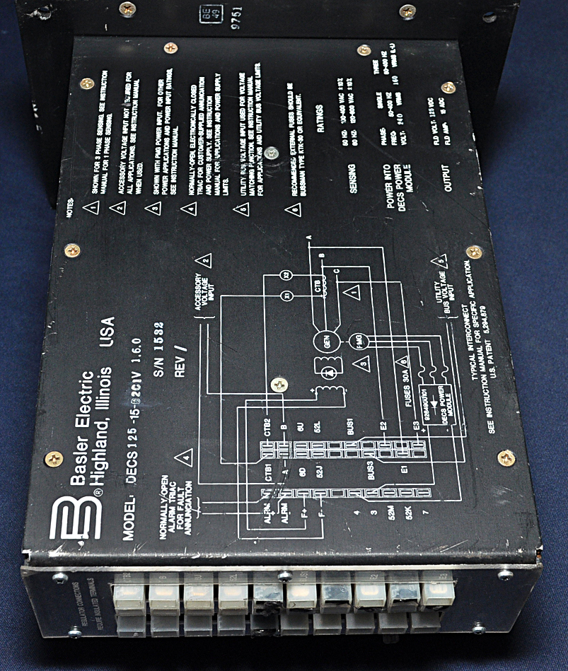 Basler digital excitation control decs - Aeliya Marine