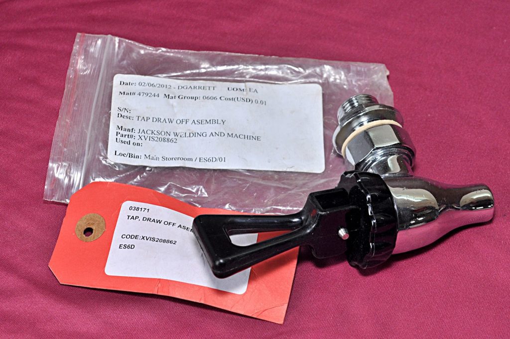 Jackson welding xvis208862 tap draw off assembly - Aeliya Marine