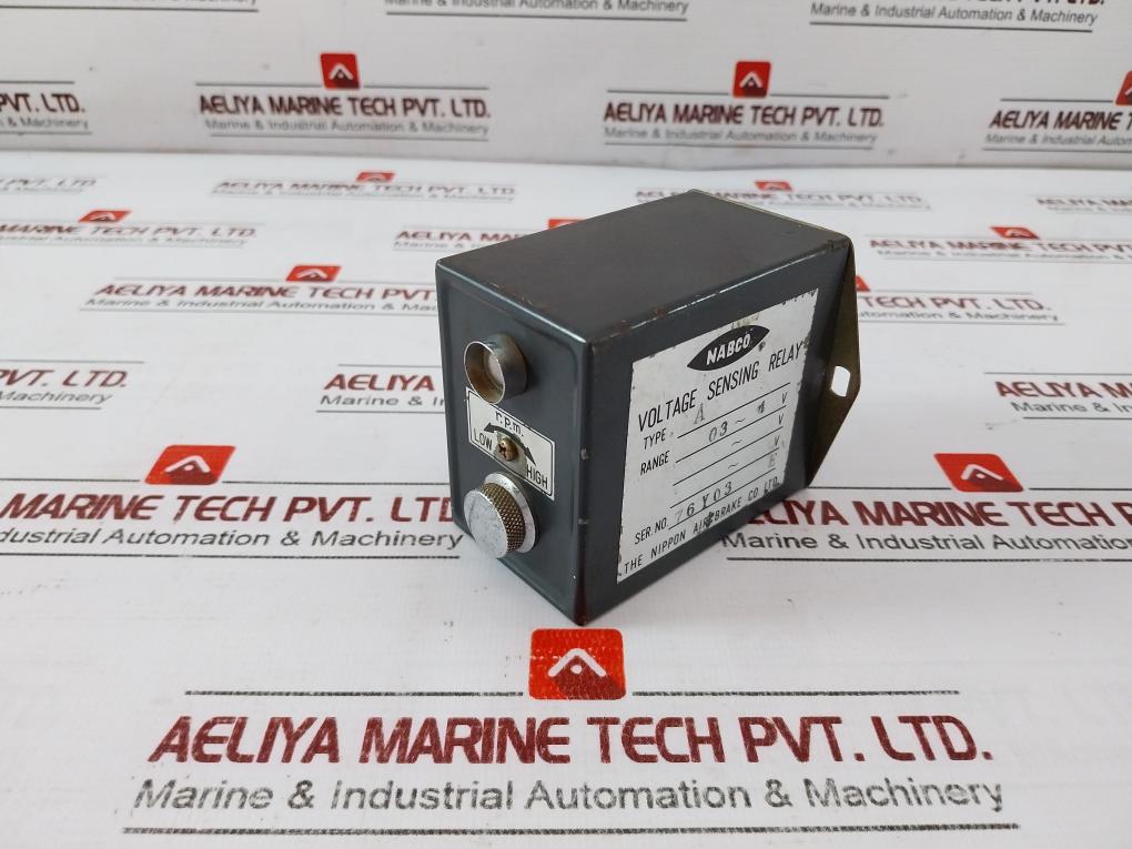 Nabco Type A Voltage Sensing Relay 24v - Aeliya Marine