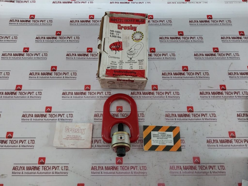 Crosby Hr-1000 Heavy Lift Swivel Hoist Ring - Aeliya Marine
