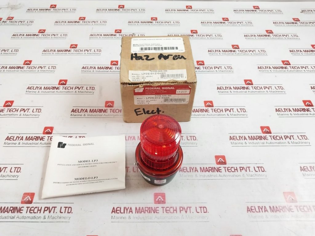 Federal Signal Lp3s-012-048r Streamline Strobe Light 48 V - Aeliya Marine