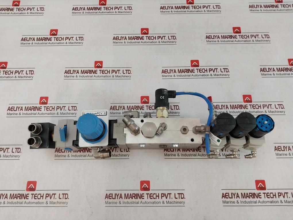 Festo Hea-M2-G1/2 Pneumatic Service‐Unit Assy Air Prep Manifold 210psi ...