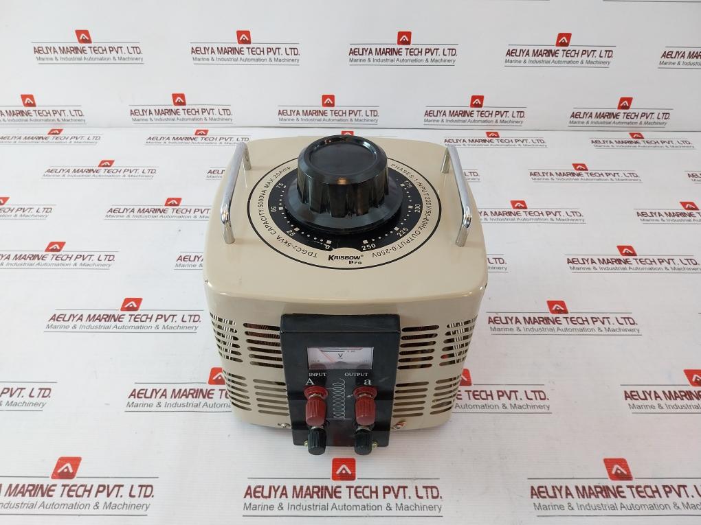 Krisbow Tdgc2-5kva Contact Type Auto-Voltage Regulator 5000v - Aeliya ...