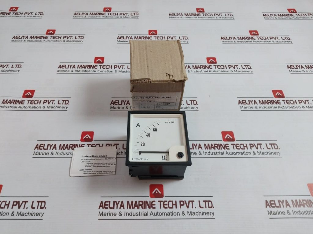 Rishabh Eq 96 Ampere Meter 850v - Aeliya Marine
