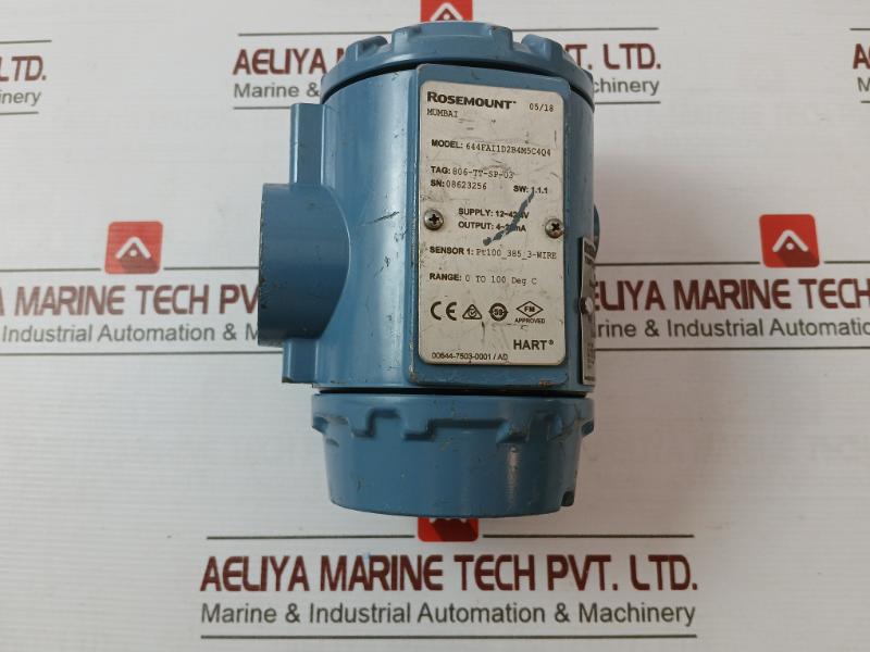 Rosemount 644 Temperature Transmitter 42.4v - Aeliya Marine