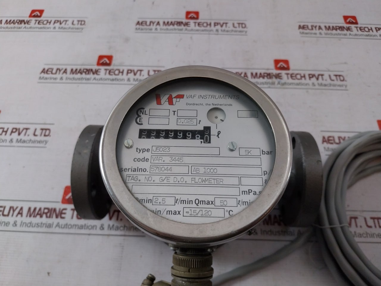 Vaf Instruments J5023 Industrial Marine Vane Meter 120°C - Aeliya Marine