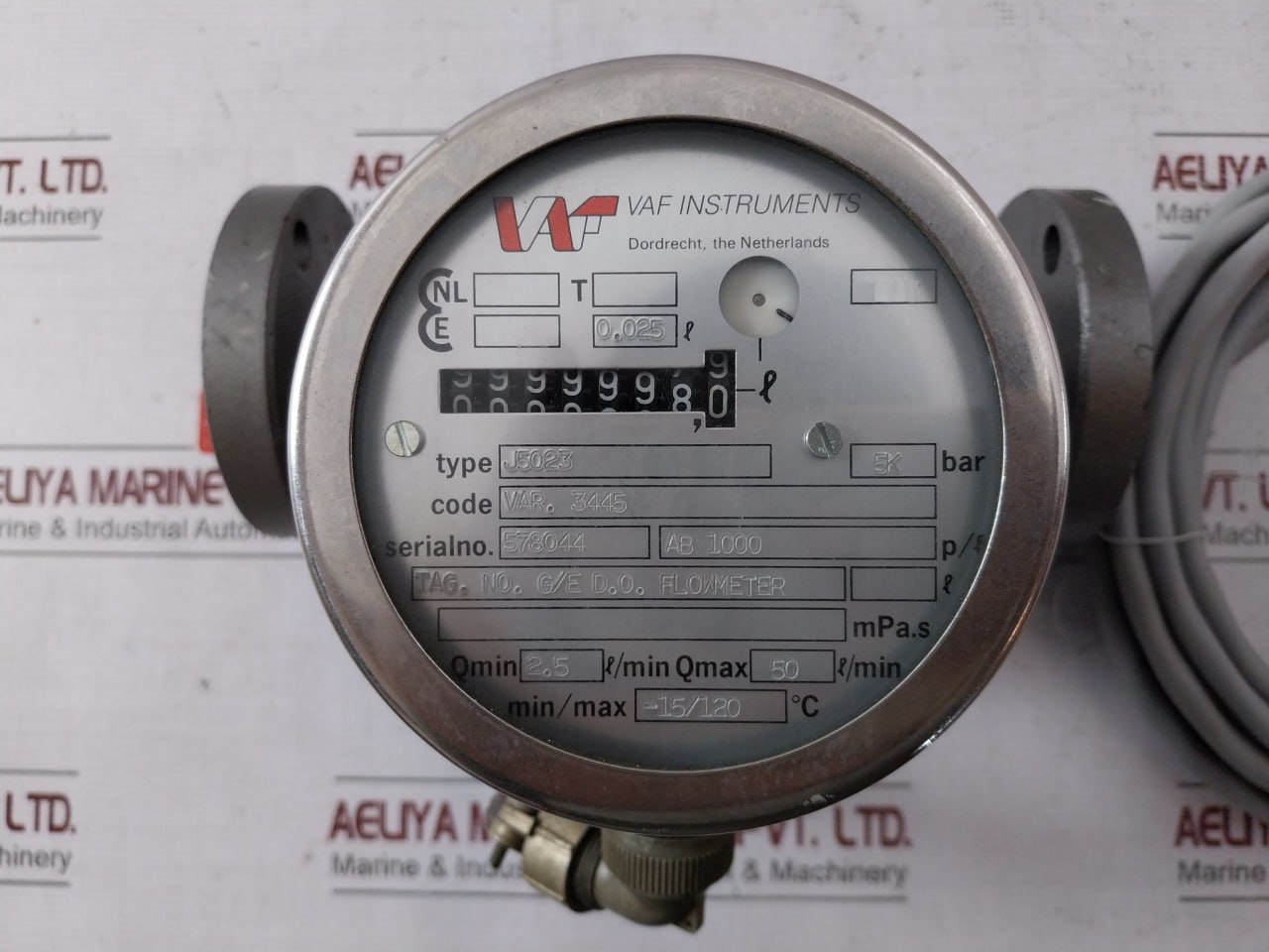 Vaf Instruments J5023 Industrial Marine Vane Meter 120°C - Aeliya Marine