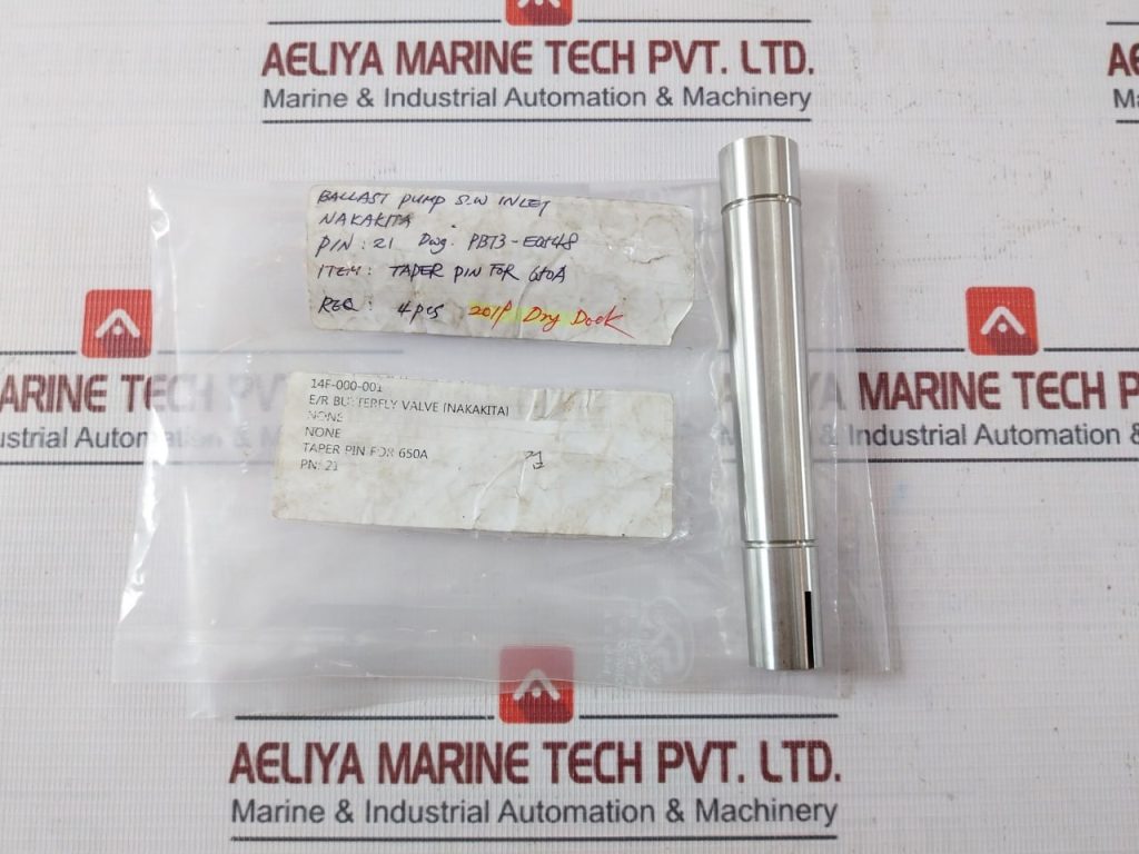 Nakakita Taper Pin For 650a E/R Butterfly Valve - Aeliya Marine