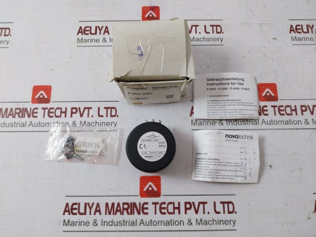 Novotechnik P6501 A502 Angular Potentiometer - Aeliya Marine