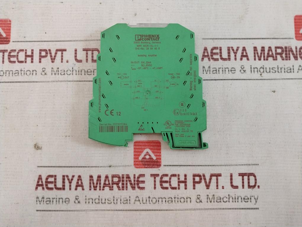 Phoenix Contact Mini Mcr-Sl-I-I Isolating Amplifier 2…30v - Aeliya Marine
