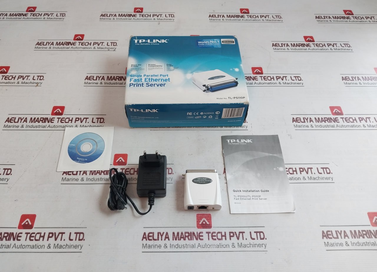 Tp-Link Tl-Ps110p Single Parallel Port Fast Ethernet Print Server 50°C ...