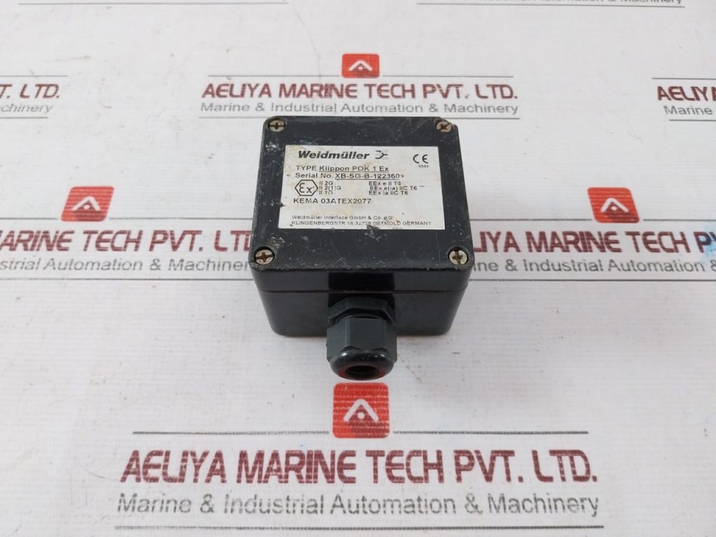 Weidmuller Klippon Pok 1 Ex Junction Box Klippon Pok - Aeliya Marine