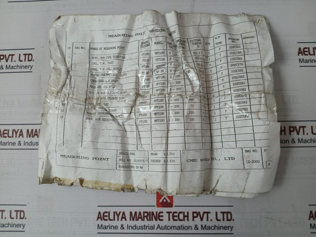 Cmr Mp39 Temperature Sensor - Aeliya Marine