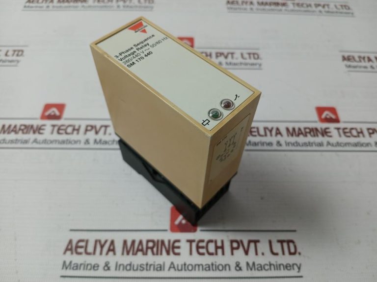 Electromatic Sm 170 440 3-Phase Sequence Voltage Relay 440v - Aeliya Marine