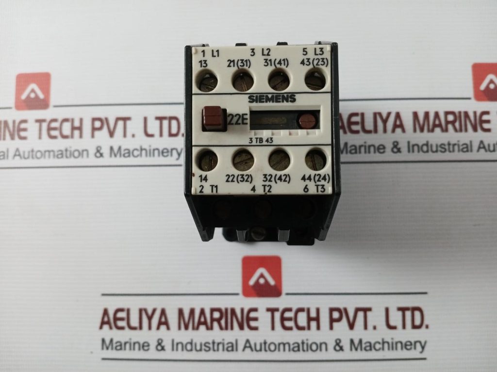 Siemens 3tb43 17-0a Contactor 600v - Aeliya Marine