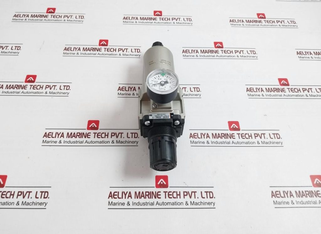 Smc Aw40-02bg-2 Filter Regulator W/ Pressure Gauge - Aeliya Marine