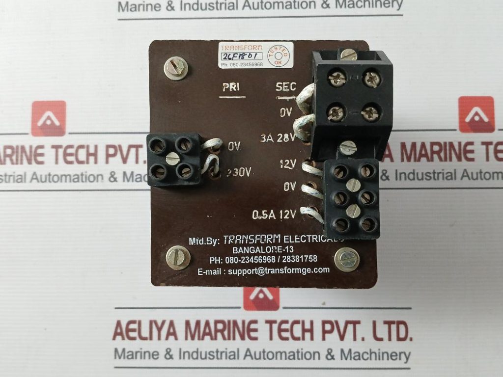 Transform Electricals 230v Electrical Transformer - Aeliya Marine