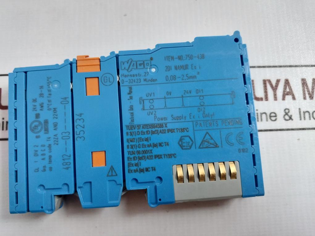 Wago 750-438 Digital Input Module 135°C - Aeliya Marine