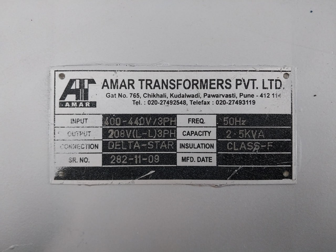 Amar 400-440v Electrical Delta Starter 440v - Aeliya Marine