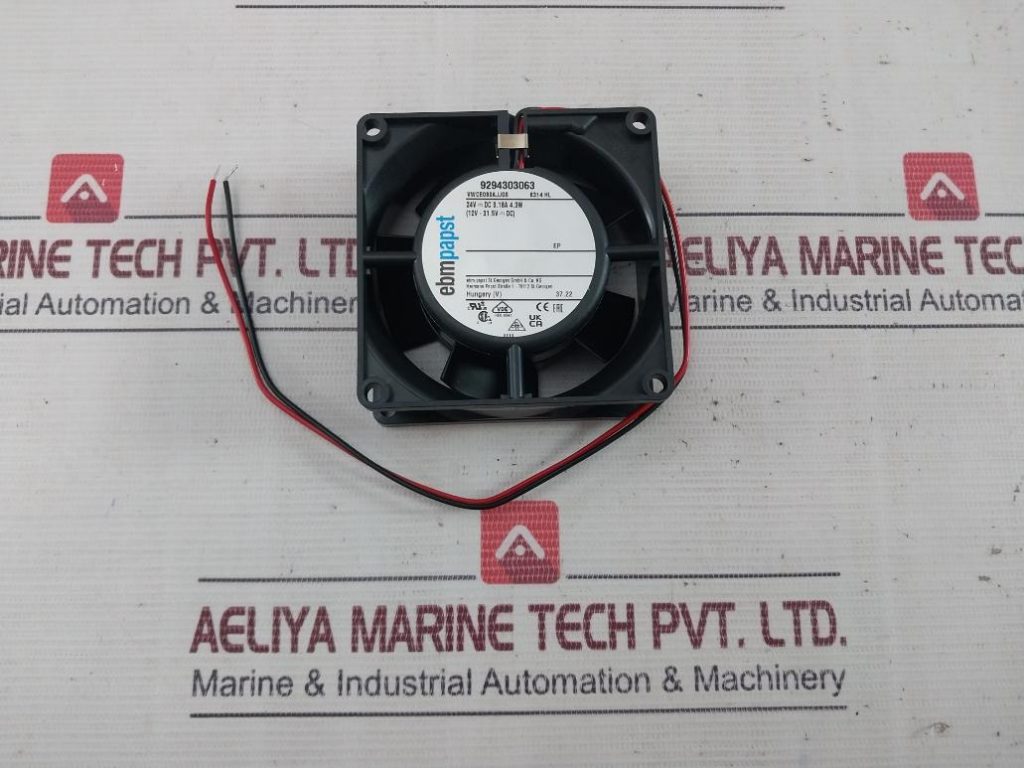 Ebm Papst 8314 Hl Axial Compact Fan 24v - Aeliya Marine