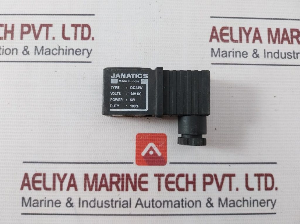 Janatics Dc24w Solenoid Valve 24v - Aeliya Marine