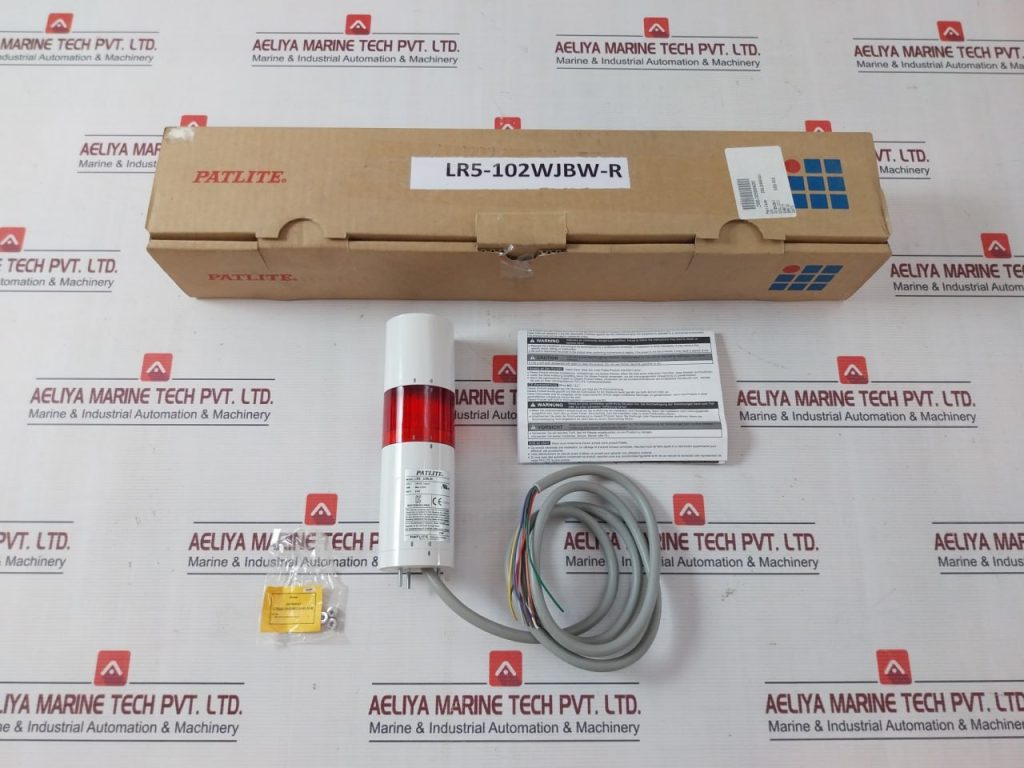 Patlite Lr5-102wjbw-R Signal Tower 24v - Aeliya Marine